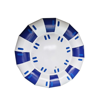 10ft Inflatable Disco Boat Spinning UFO Towable Tube for 6Person Water ...