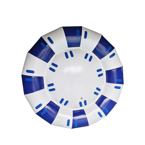 10ft Inflatable Disco Boat Spinning UFO Towable Tube for 6Person Water ...