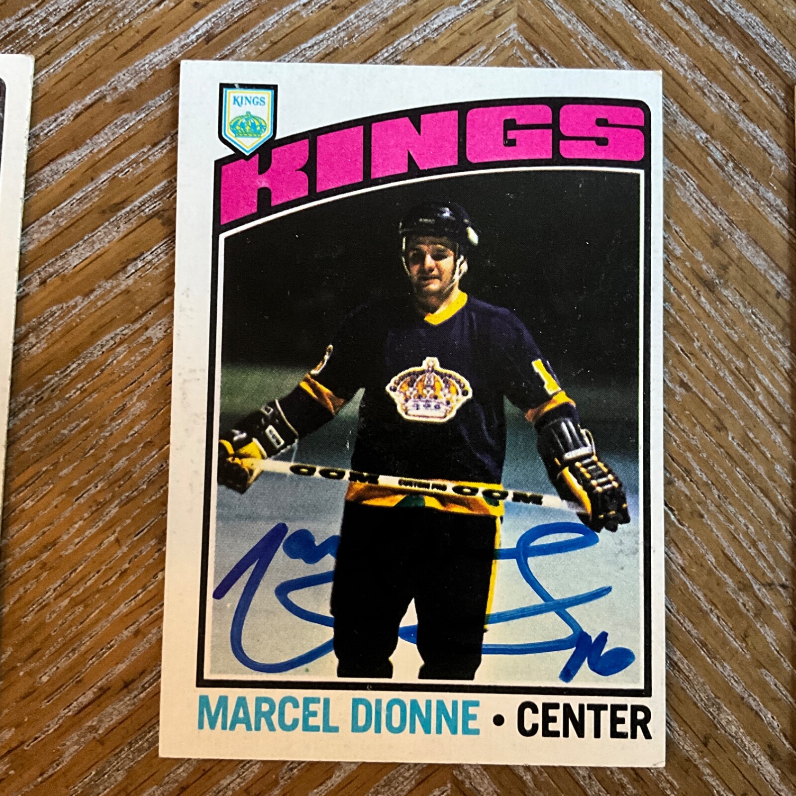 Autographed 1976-77 Topps MARCEL DIONNE. HOF. | eBay