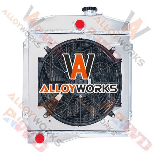 3 Row Radiator Shroud Fan For 1955-1971 Jeep CJ3 CJ5 CJ6 Willys 2.2L 3 ...