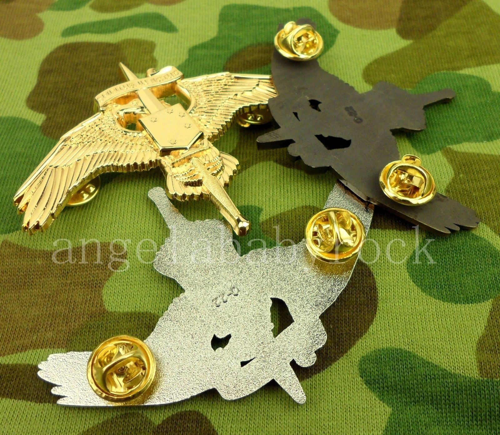 US Usmc Marsoc Wings Badge Pin Marine Raider Insignia Spiritus Invictus ...