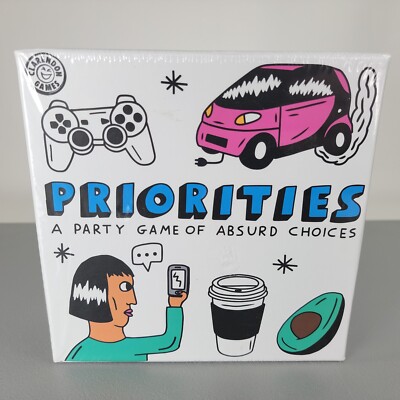 Priorities Party Game Hilarious Game Of Absurd Choices Sealed Free ...