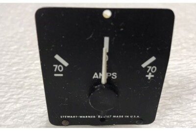 824167, 876000, Cessna Aircraft Amps / Ammeter Cluster Gauge Indicator ...