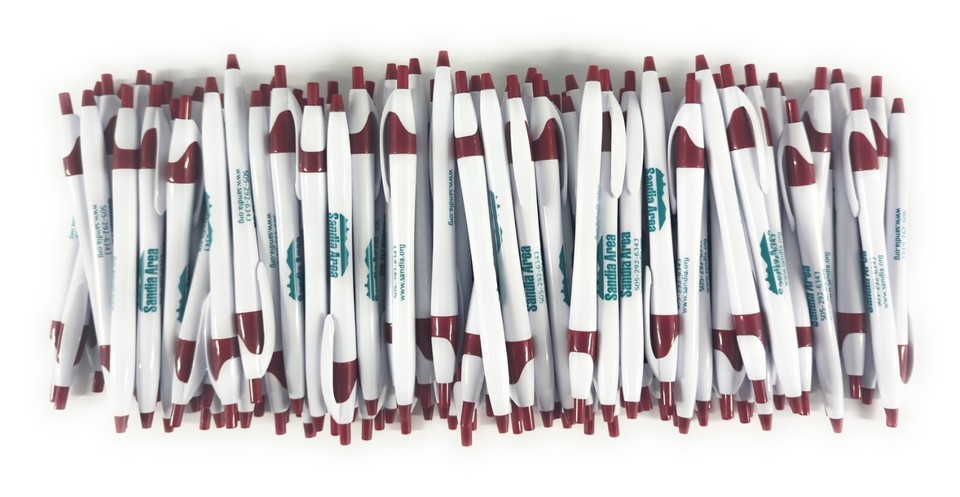 Bulk Misprint Pen Lots: Java Style / Slimster Ballpoint Click Pens: 50 ...