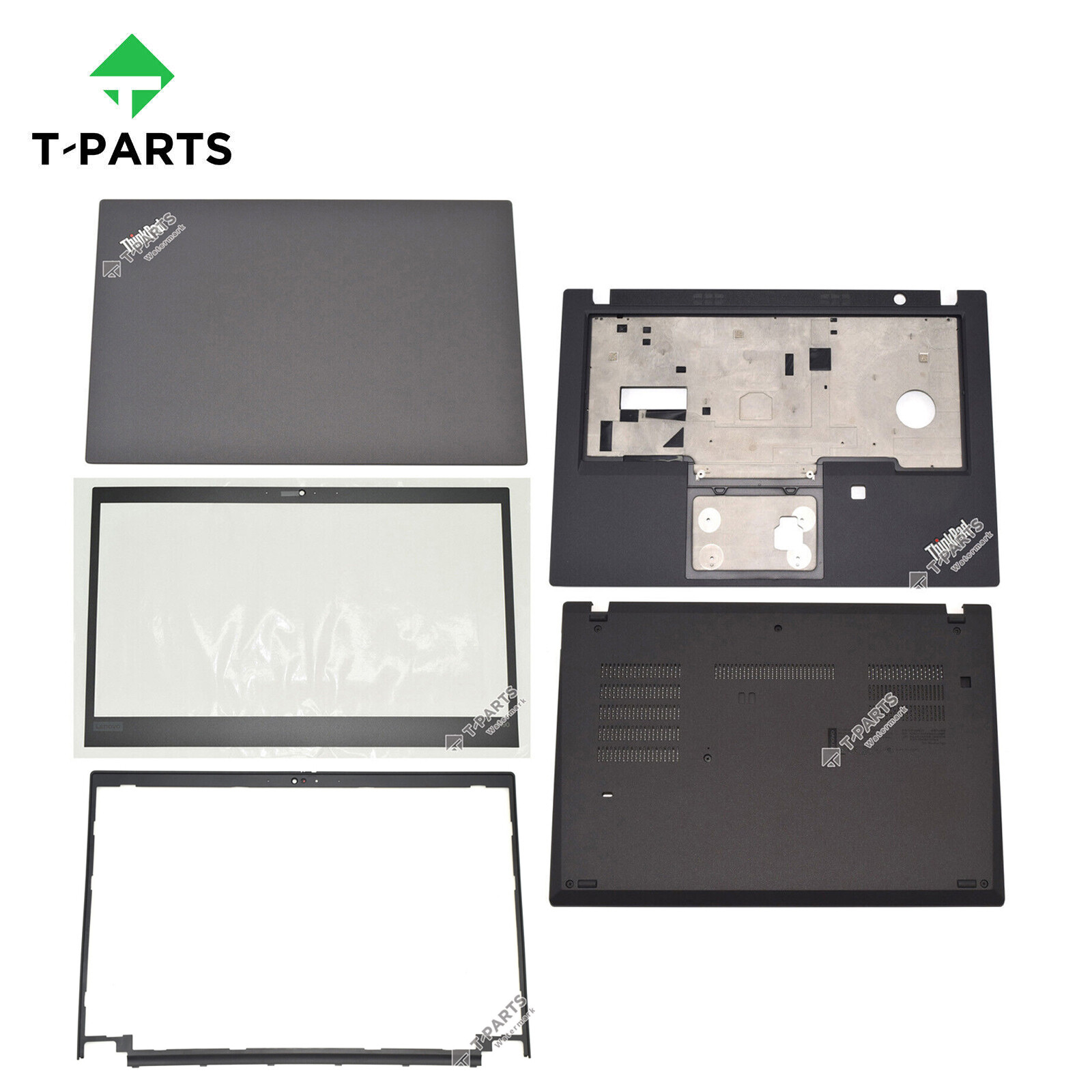 New for Lenovo Thinkpad T490 Lcd Back Cover /Bezel Sheet/Palmrest/Base ...