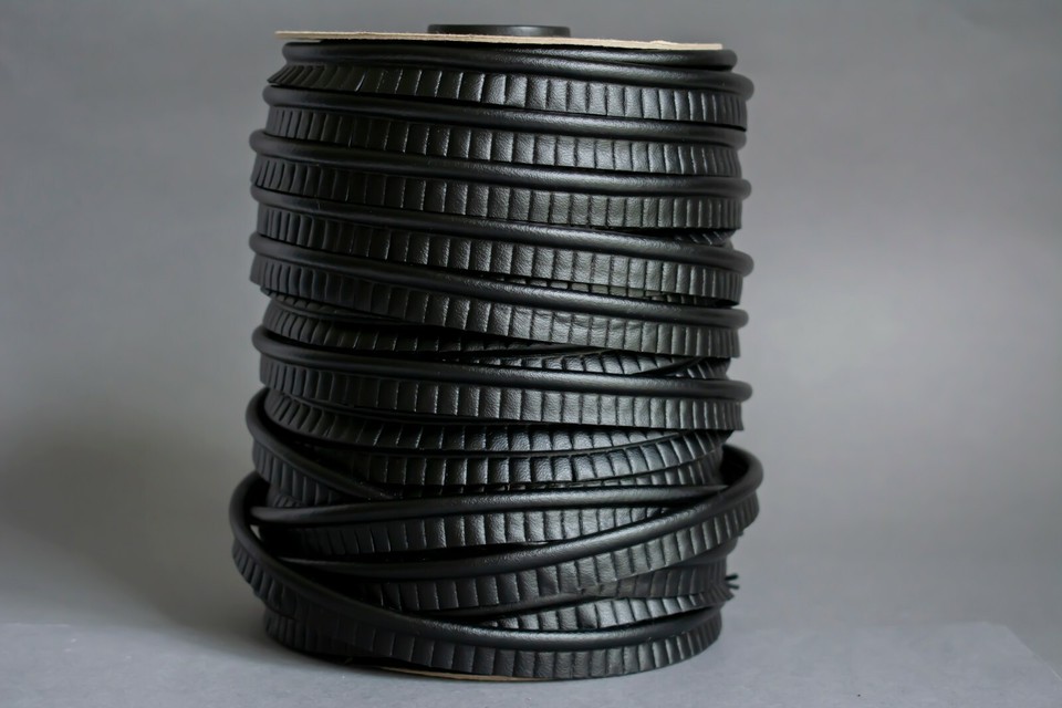 5mm Faux Leather Embossed Piping Welt Welting Cord Upholstery Marine Automotive | eBay UK