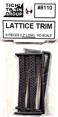 HO Scale Tichy Train 8110 Lattice Trim pkg (6) | eBay