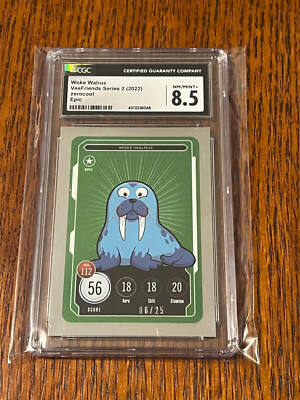 2022 Veefriends Zerocool Series 2 Epic Green Woke Walrus /25 CGC 8.5 | eBay