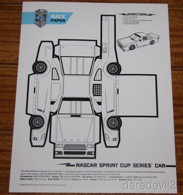 2015 Acceleration Nation Build Your Own NASCAR Sprint Cup Car Race ...