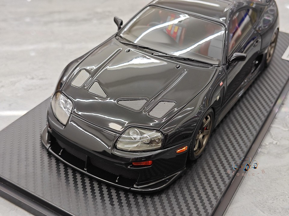 Ignition model IG 1:18 Toyota Subaru A80 TRD 3000GT JDM Black Resin Car ...
