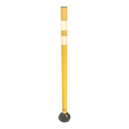 Gorilla Post Magnetic Yellow Impact Recovery Delineator Bollard Sign ...