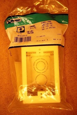 Panduit JBX3510IW-A Single Gang Junction Box | eBay
