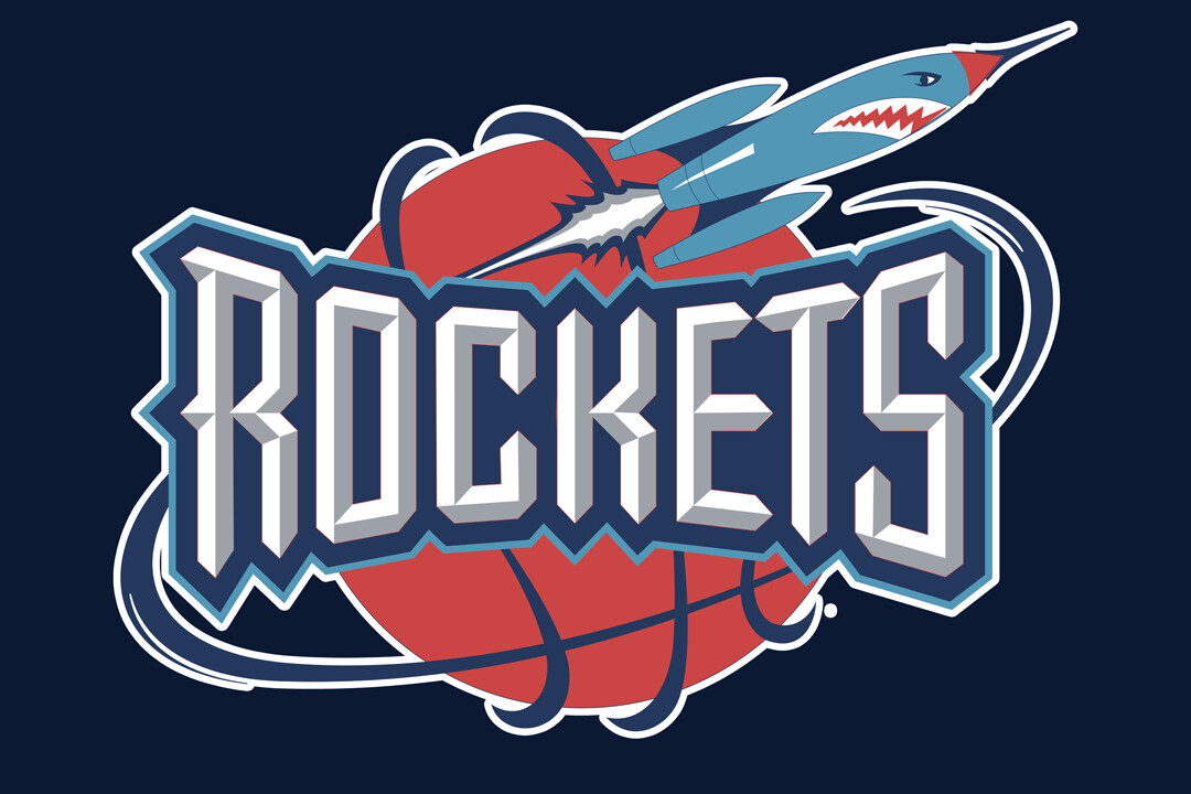 Houston Rockets Art Houston Rockets NBA Basketball Decor Wall Art