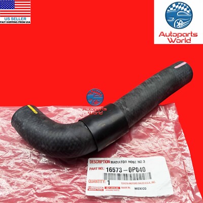 GENUINE OEM TOYOTA 17-19 HIGHLANDER 3.5L NO.3 RADIATOR COOLANT HOSE ...