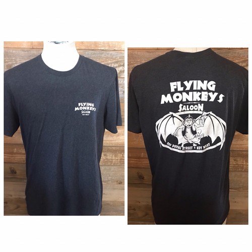 Flying Monkeys Saloon Key West Logo T-shirt Men's Size Large | eBay