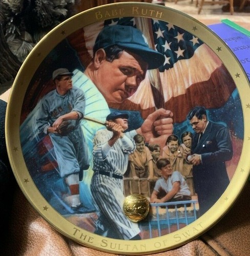 Babe Ruth Royal Doulton "The Legendary Babe Ruth" Plate #HB9773 | eBay