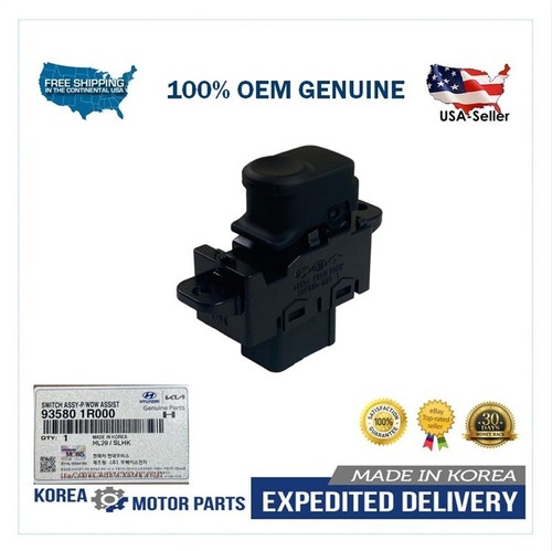 GENUINE WINDOW SWITCH FOR 2002-2016 HYUNDAI ACCENT 1.6L # 93580-1R000 ...