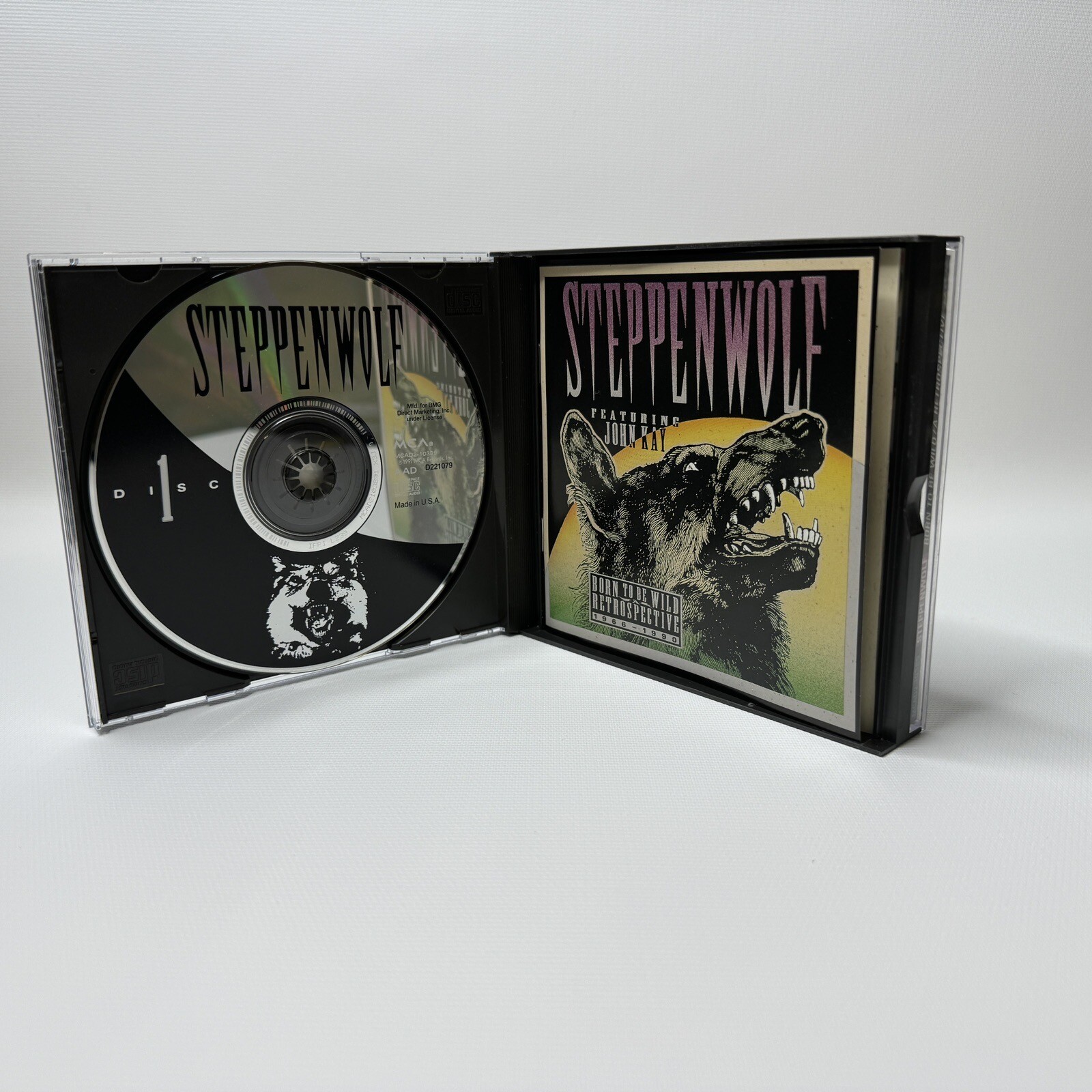 Steppenwolf Feat John Kay 2 CD Set Born To Be Wild Retrospective 1991 ...