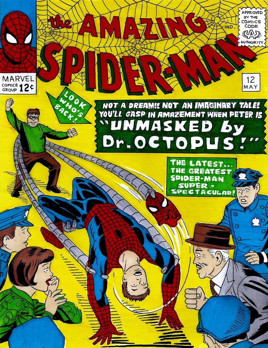 First Spiderman Comic Cover