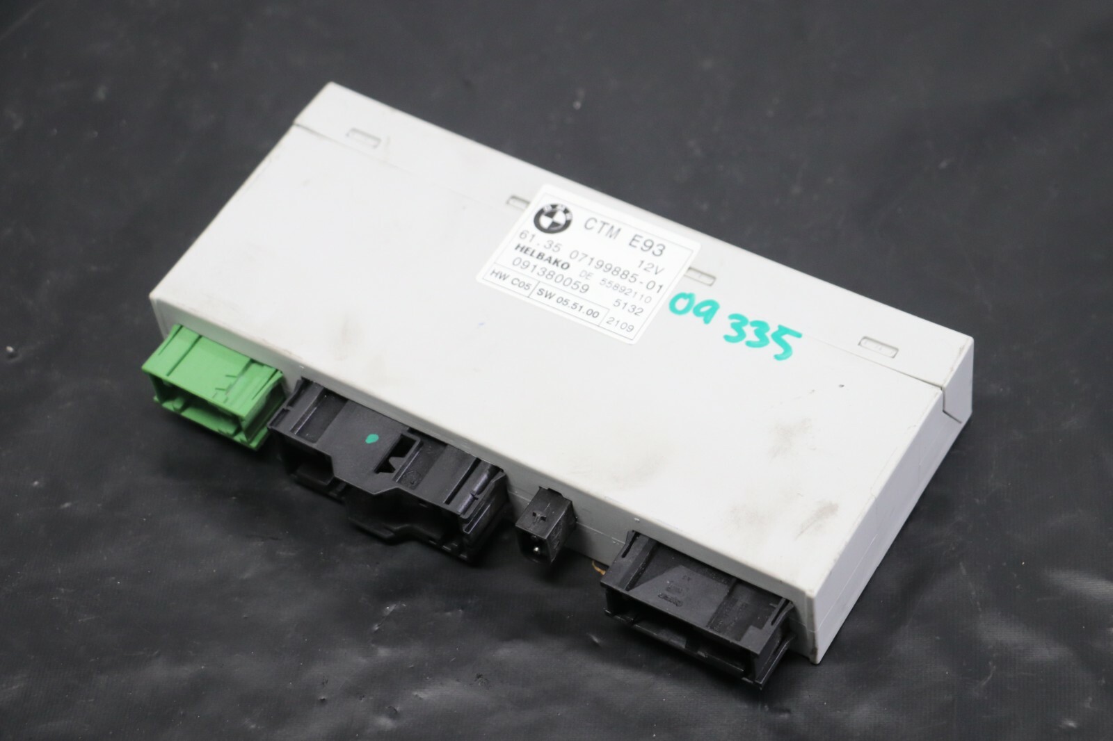 Convertible Folding Top Control Module Computer CTM HELBAKO OEM BMW E93 ...