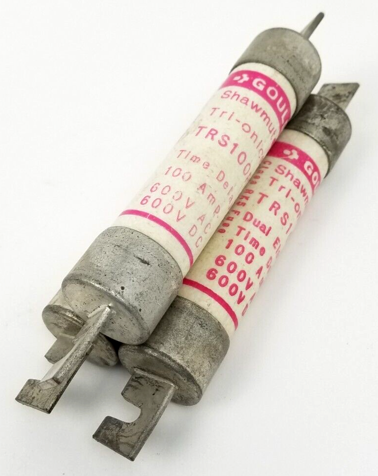 Lot of 3 TRS100R Gould Shawmut 100 Amp Fuse Class RK5 *Next Day Option ...