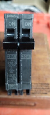 New Circuit Breaker GE THQP220 20 Amp 2 Pole 120/240V | eBay