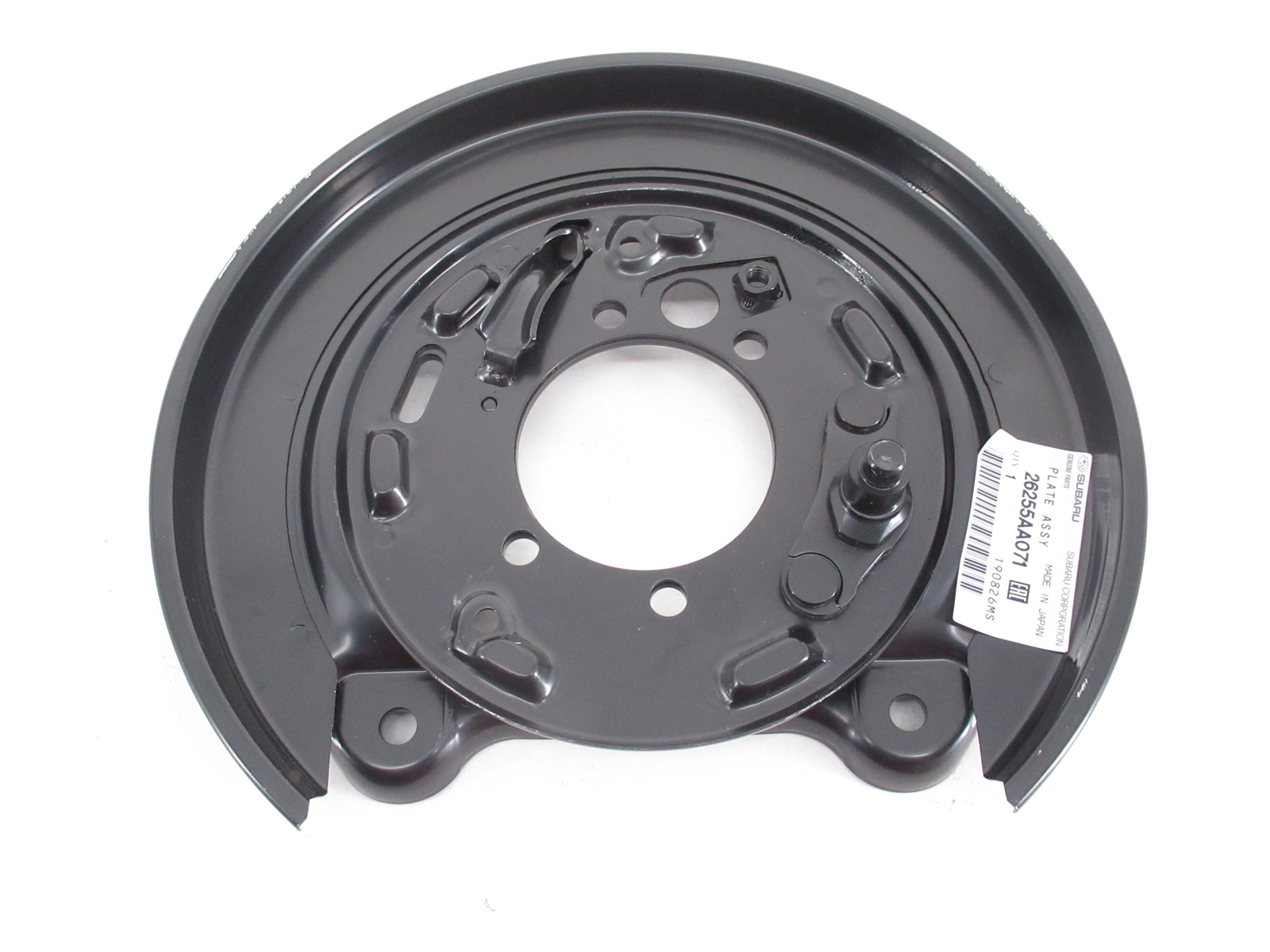 Genuine OEM Subaru 26255AA071 Driver Rear Brake Backing Plate Dust ...