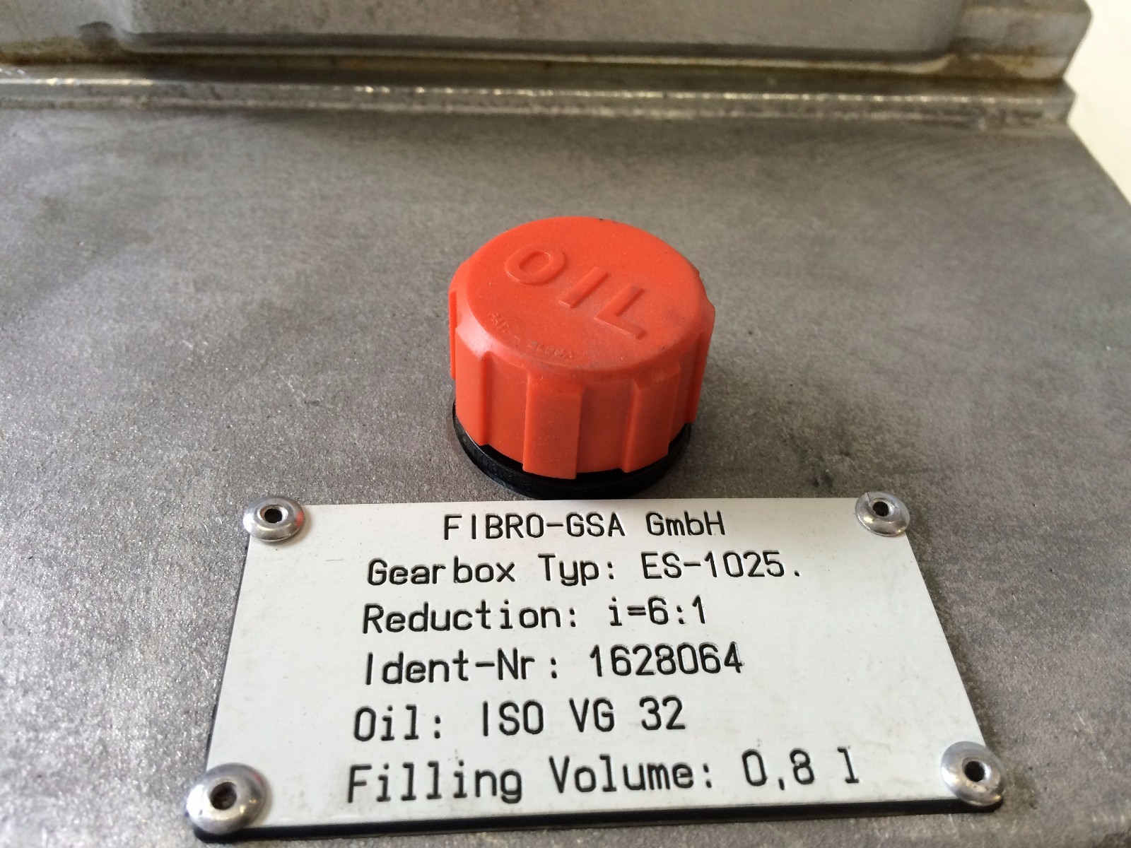 FIBRO-GSA ES-1025 GEAR BOX, REDUCTION: i=6:1,FIBRO GSA 1628064,AO | eBay