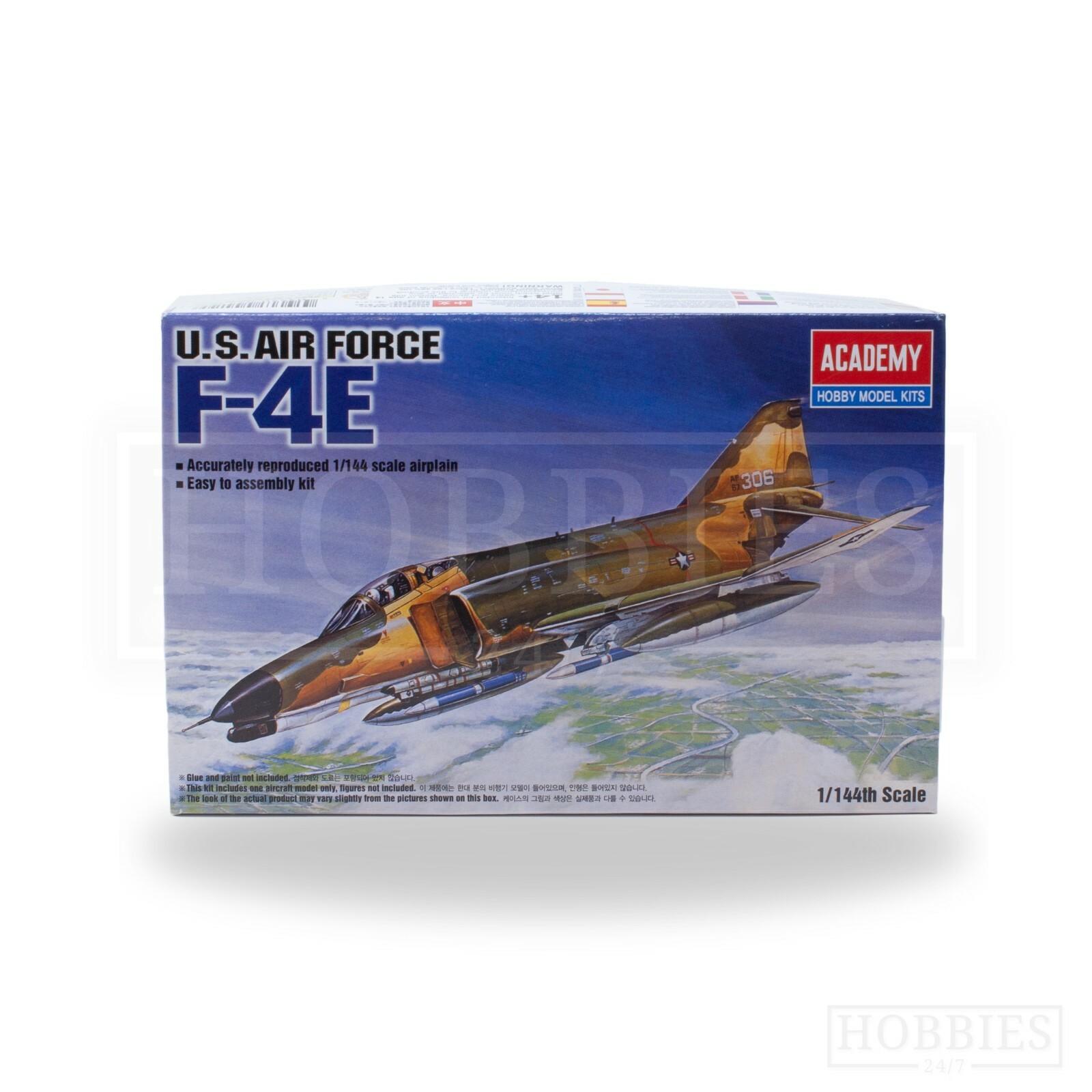 Academy 1/144 Scale Model Kits Jet Fighters F4F F16 F14 Mig -23 M29 ...
