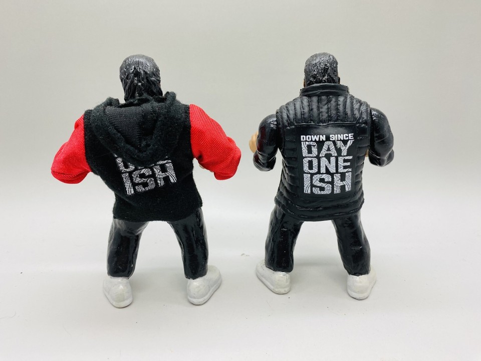 WWF WWE AEW CUSTOM HASBRO USOS DAY ONE ISH WRESTLING FIGURE MATTEL ...