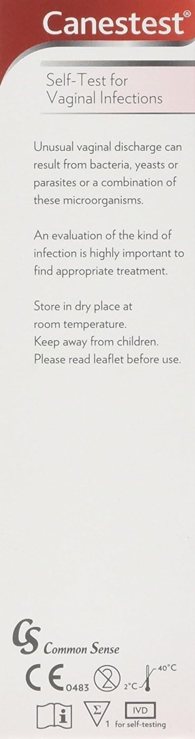 Canestest Thrush & BV Screening Test Self Test Infections | eBay UK