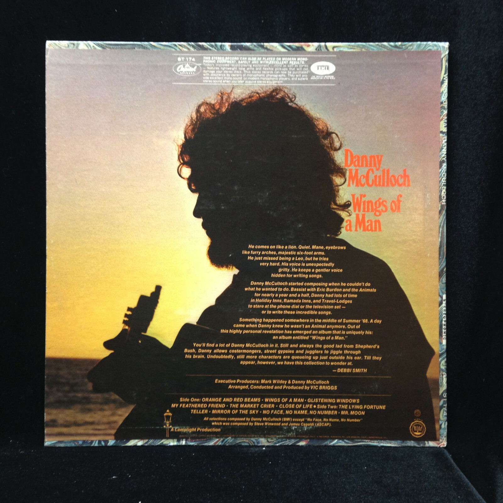 Danny McCulloch-Wings Of A Man-Capitol 174-PSYCH ROCK POP | eBay