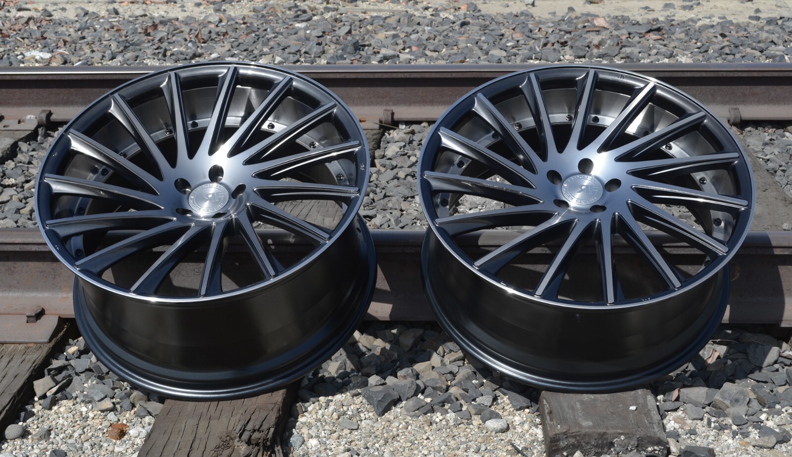 22" Road Force RF 16 Gun Metal Machine wheels for BMW 7 Series G11 G70 ...