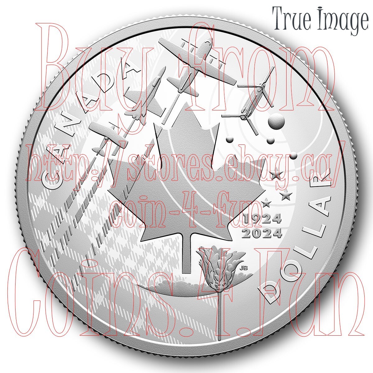 2024 Silver Dollar RCAF Royal Canadian Air Force 100th Anniversary $1 ...