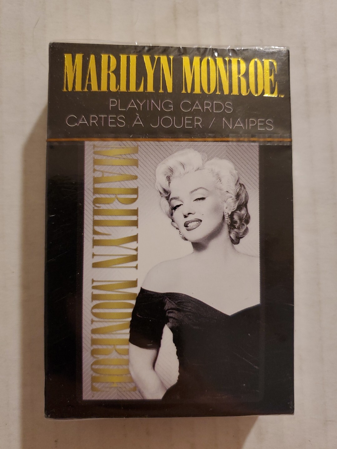 Marilyn Monroe Playing Cards 52 cards 2 Jokers Sealed New - Black Dress ...