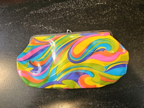 Vintage Liquid Rainbow Tie Dye Vinyl Coin Purse | eBay