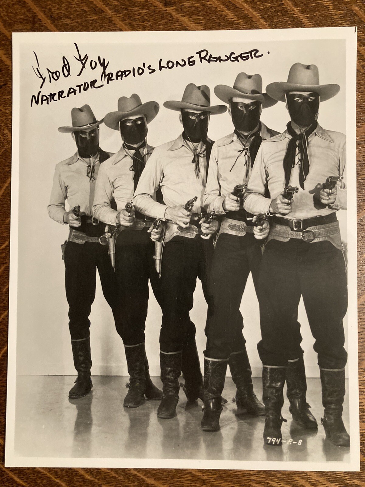 Fred Foy The Lone Ranger Radio Narrator Autographed Signed Photo | eBay