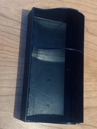 Plastic Minidisc MD storage 20 disc box Black,No top lid.Discs Not ...