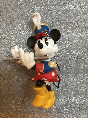 Hallmark Keepsake Disney Ornament Minnie Mouse Plays Flute 1998 no box ...