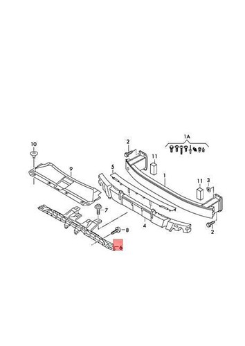 Genuine Striker plate AUDI Q3 8UG 8U0853692C | eBay