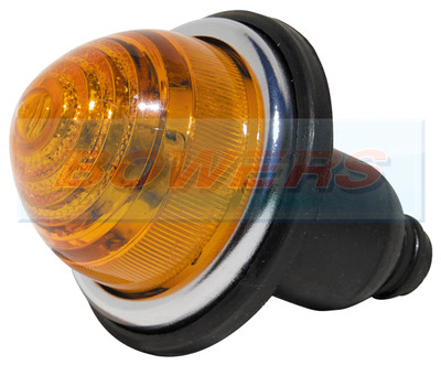 FRONT / REAR AMBER INDICATOR LAMP LIGHT CLASSIC MINI LAND ROVER AS ...