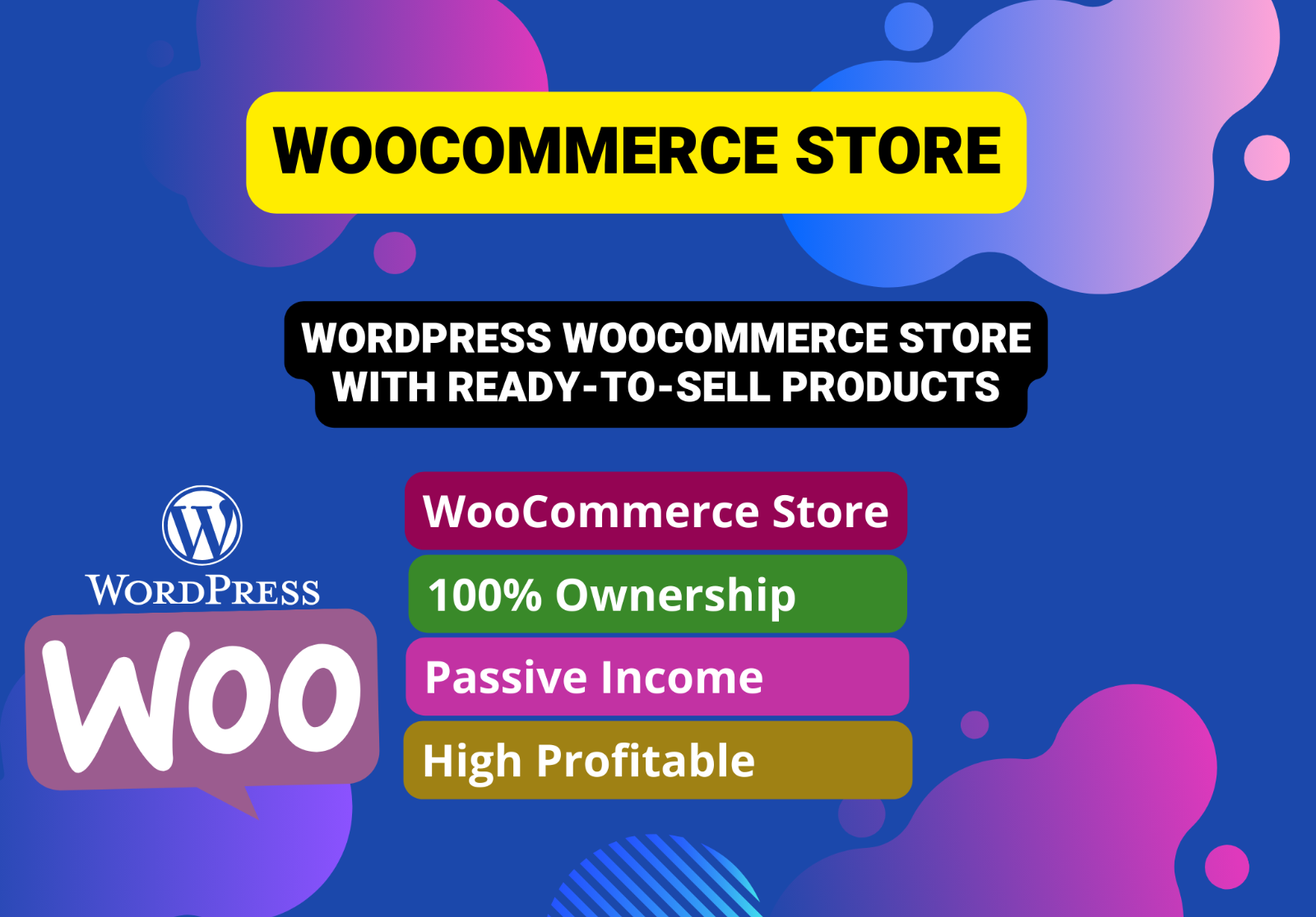 WooCommerce Store with Ready-to-sell Products - Passive Income Store | eBay