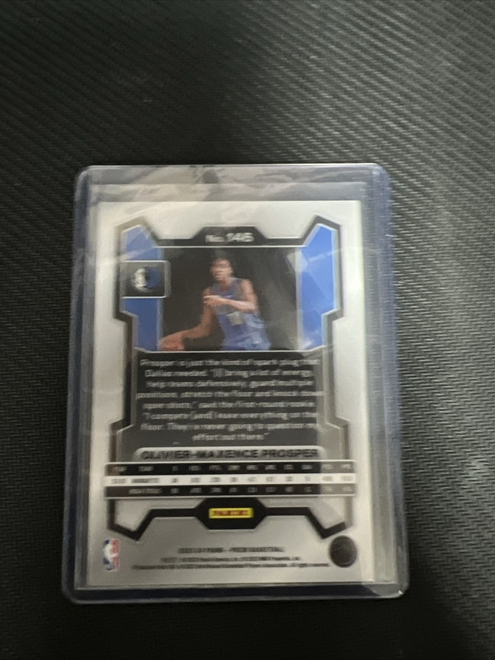 2023-24 Panini Prizm Oliver-Maxence Prosper Base RC Card #146 - Dallas ...