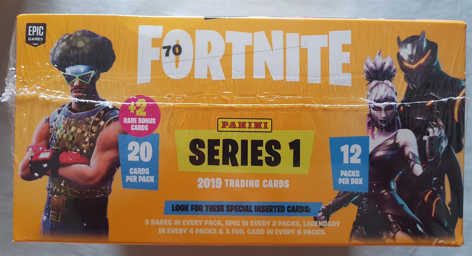 3x Fortnite Series 1 Fatpack Booster Box 12 Fat Pack per Box Orange ...
