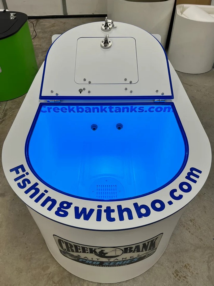 Creek Bank Tanks 75 gallon pro shad herring bait tanks insulated ...