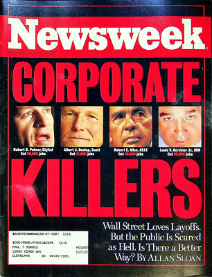 Newsweek Magazine February 26 1996 Gabriel Ruelas Boxer Wall Street Job ...