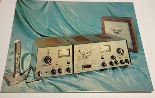 Browning Golden Eagle with bananna microphone qsl cards ham radio cards ...