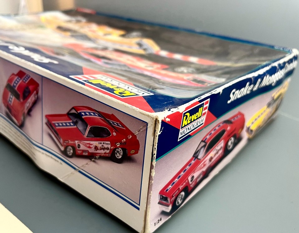 REVELL-MONOGRAM SNAKE AND MONGOOSE - 1:24 - #85-6858 - Opened And ...