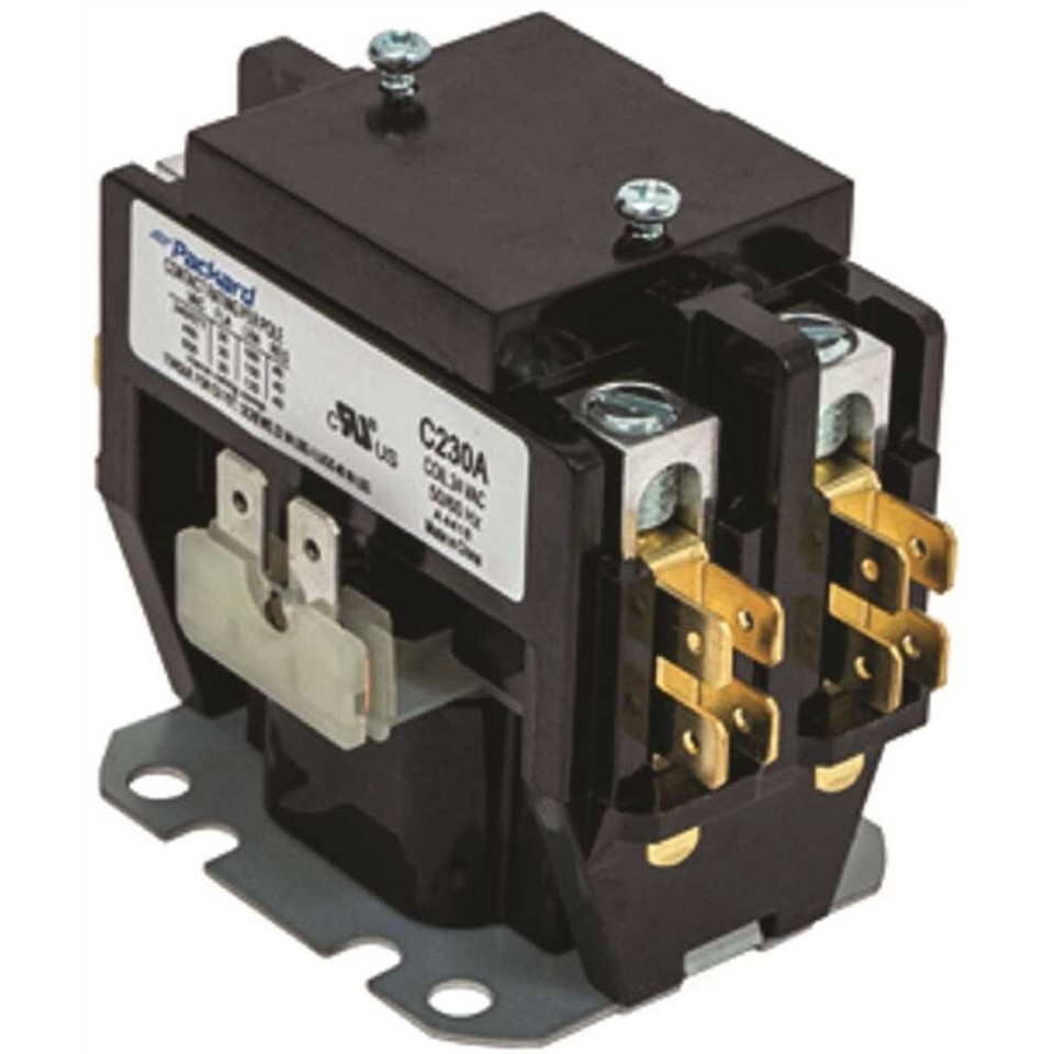 C230A Contactor Double Two Pole 30 Amps 24 Volts for Air Conditioner ...
