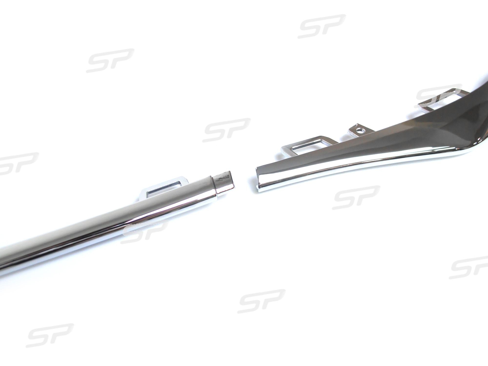 Chrome Front Lip Molding Trims for Mercedes C117 CLA Base 2017 2018 ...